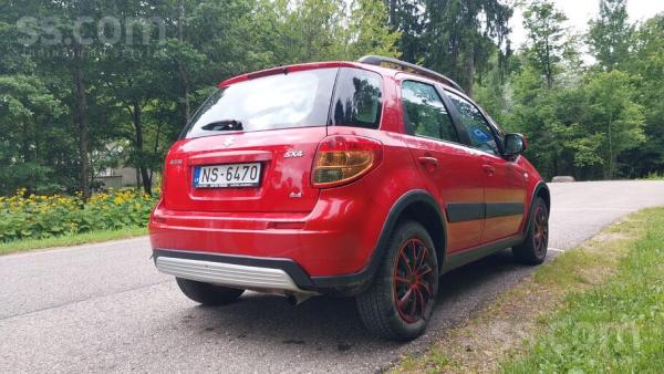 Sarkans Suzuki SX4 2007 Alūksne, ar dzinēja tilpumu 1.90 L un nobraukumu 0 tūkst. km par 3800 €, foto 5 vietnē AUTOMOTO.COM.LV