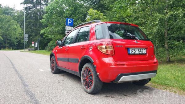 Sarkans Suzuki SX4 2007 Alūksne, ar dzinēja tilpumu 1.90 L un nobraukumu 0 tūkst. km par 3800 €, foto 6 vietnē AUTOMOTO.COM.LV