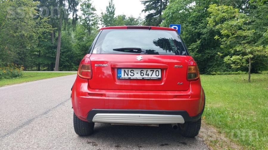 Sarkans Suzuki SX4 2007 Alūksne, ar dzinēja tilpumu 1.90 L un nobraukumu 0 tūkst. km par 3800 €, foto 8 vietnē AUTOMOTO.COM.LV