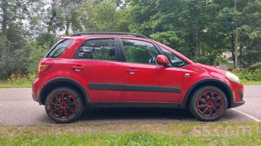 Sarkans Suzuki SX4 2007 Alūksne, ar dzinēja tilpumu 1.90 L un nobraukumu 0 tūkst. km par 3800 €, foto 11 vietnē AUTOMOTO.COM.LV