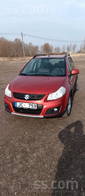 Красный Сузуки СХ4 2012 в Рига, объемом двигателя 1.60 л и пробегом 182 тыс. км за 4200 €, фото  на AUTOMOTO.COM.LV