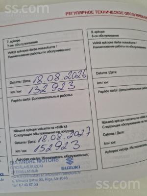 Balts Suzuki SX4 2022 Rīga, ar dzinēja tilpumu 1.40 L un nobraukumu 133 tūkst. km par 16700 €, foto 3 vietnē AUTOMOTO.COM.LV