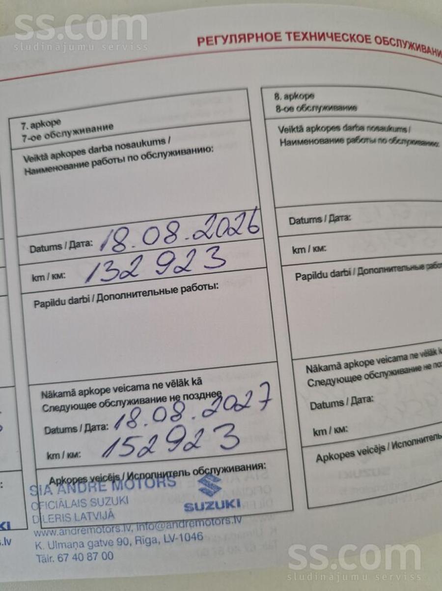 Balts Suzuki SX4 2022 Rīga, ar dzinēja tilpumu 1.40 L un nobraukumu 133 tūkst. km par 16700 €, foto 3 vietnē AUTOMOTO.COM.LV