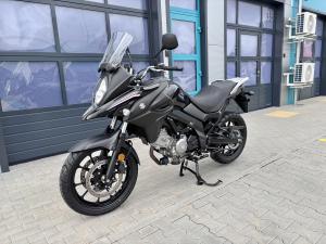 Melns Suzuki V-Strom 650 2019 Klaipėda, ar dzinēja tilpumu 6.50 L un nobraukumu 7 tūkst. km par 6200 €, foto  vietnē AUTOMOTO.COM.LV