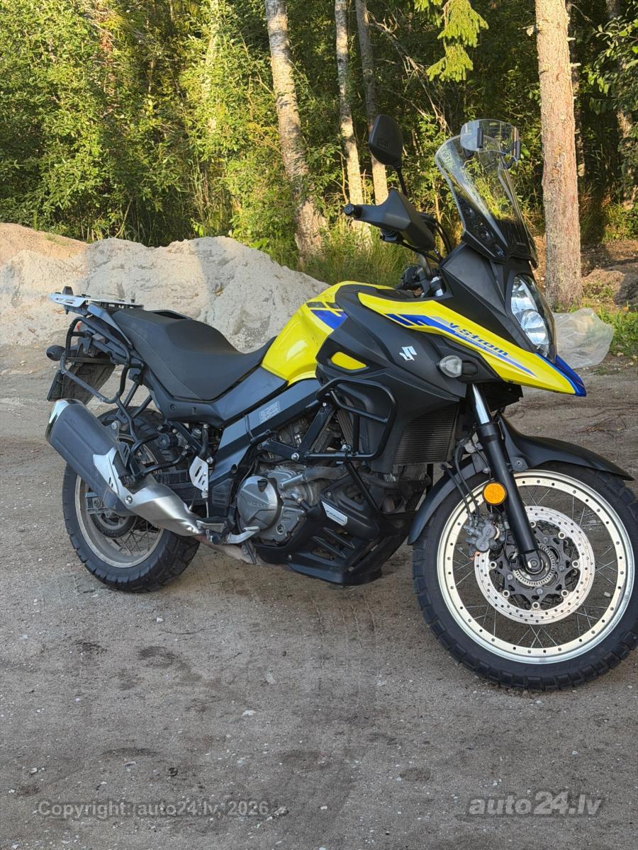 Black Suzuki V-Strom 650 2023 in Tallinn, with an engine capacity of 0.65 L and mileage of 27 thousand km for 6500 €, photo 1 on AUTOMOTO.COM.LV