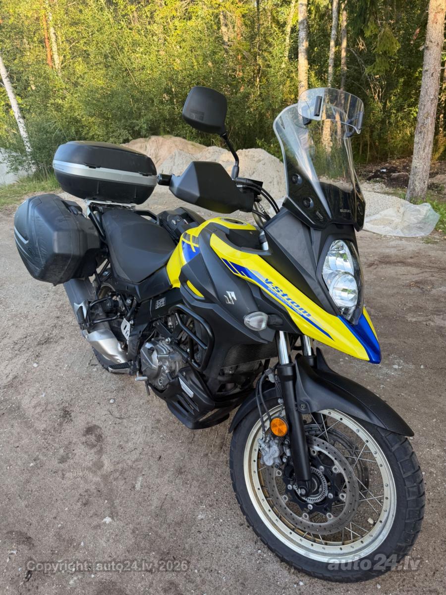 Black Suzuki V-Strom 650 2023 in Tallinn, with an engine capacity of 0.65 L and mileage of 27 thousand km for 6500 €, photo 10 on AUTOMOTO.COM.LV