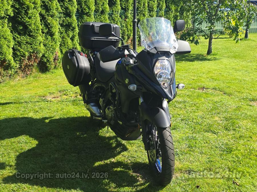 Blue Suzuki V-Strom 650 2023 in Tallinn, with an engine capacity of 0.65 L and mileage of 4 thousand km for 7900 €, photo 4 on AUTOMOTO.COM.LV