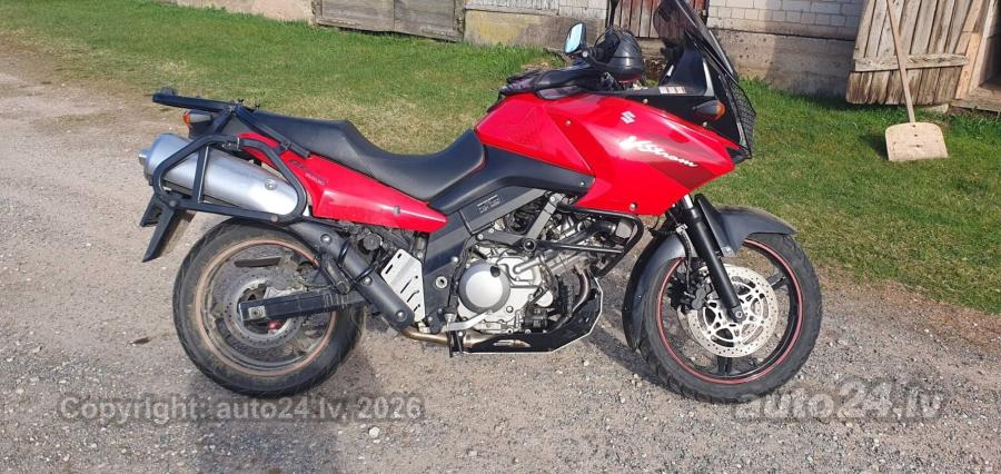 Red Suzuki V-Strom 650 2007 in Tallinn, with an engine capacity of 0.65 L and mileage of 26 thousand km for 3500 €, photo 4 on AUTOMOTO.COM.LV