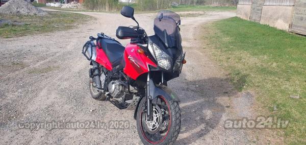 Red Suzuki V-Strom 650 2007 in Tallinn, with an engine capacity of 0.65 L and mileage of 26 thousand km for 3500 €, photo 5 on AUTOMOTO.COM.LV
