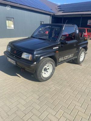 Black Suzuki Vitara 1991 in Taurage, with an engine capacity of 1.60 L and mileage of 134 thousand km for 5000 €, photo  on AUTOMOTO.COM.LV