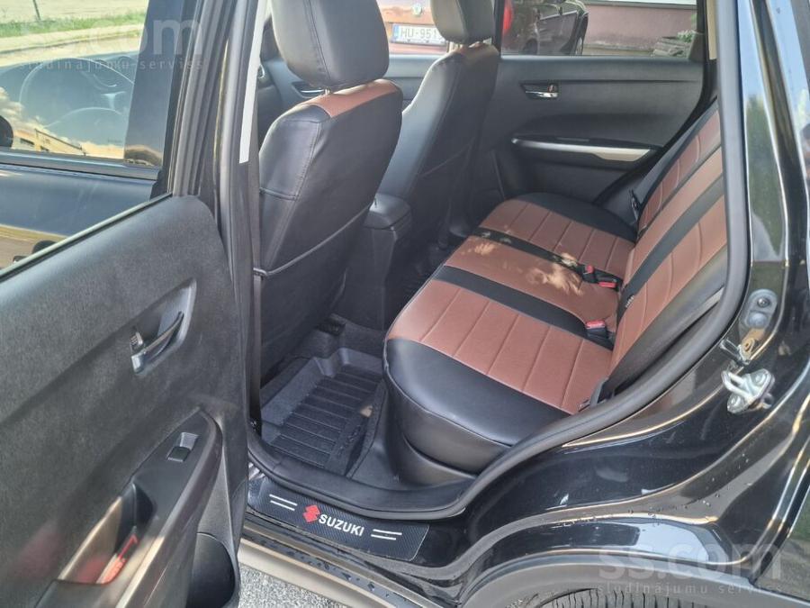 Black Suzuki Vitara 2023 in Riga, with an engine capacity of 1.40 L and mileage of 16 thousand km for 19990 €, photo 11 on AUTOMOTO.COM.LV