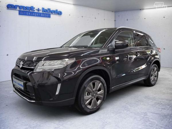 Black Suzuki Vitara 2025 in Kaunas, with an engine capacity of 1.40 L and mileage of 16 thousand km for 22884 €, photo 1 on AUTOMOTO.COM.LV