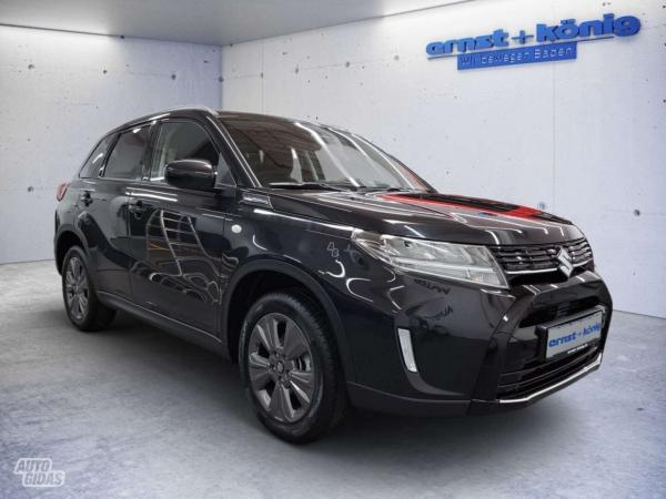 Black Suzuki Vitara 2025 in Kaunas, with an engine capacity of 1.40 L and mileage of 16 thousand km for 22884 €, photo 2 on AUTOMOTO.COM.LV