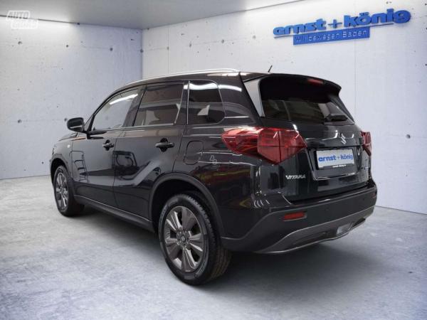 Black Suzuki Vitara 2025 in Kaunas, with an engine capacity of 1.40 L and mileage of 16 thousand km for 22884 €, photo 4 on AUTOMOTO.COM.LV