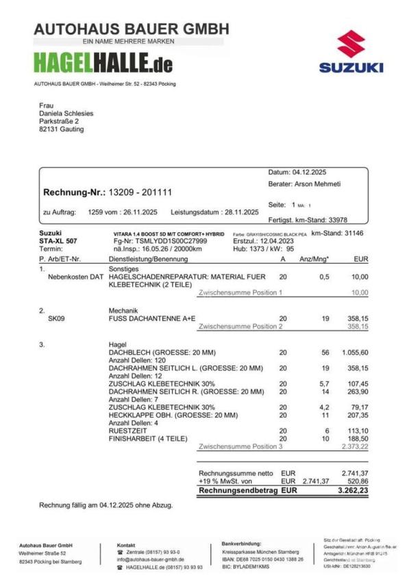 Черный Сузуки Витара 2023 в Каунас, объемом двигателя 1.40 л и пробегом 34 тыс. км за 23935 €, фото 1 на AUTOMOTO.COM.LV