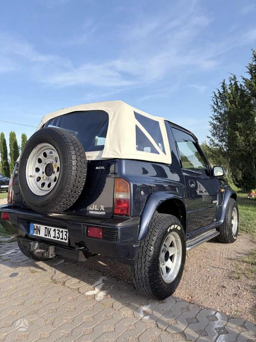 Zils Suzuki Vitara 1995 Viļņa, ar dzinēja tilpumu 1.60 L un nobraukumu 292 tūkst. km par 4999 €, foto 13 vietnē AUTOMOTO.COM.LV