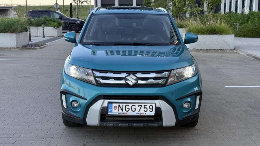 Blue Suzuki Vitara 2017 in Vilnius, with an engine capacity of 1.60 L and mileage of 274 thousand km for 8800 €, photo 1 on AUTOMOTO.COM.LV