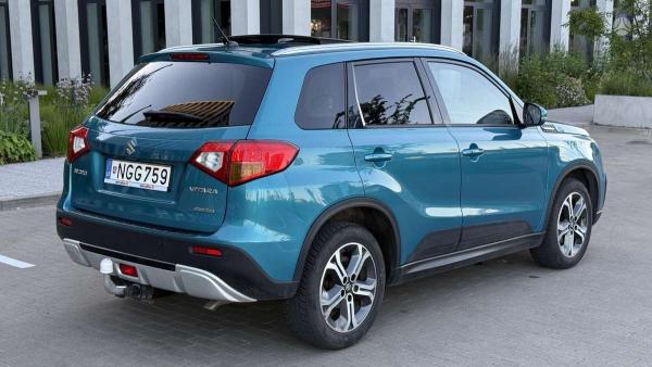 Blue Suzuki Vitara 2017 in Vilnius, with an engine capacity of 1.60 L and mileage of 274 thousand km for 8800 €, photo 6 on AUTOMOTO.COM.LV