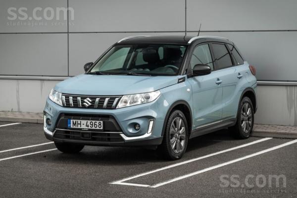 Blue Suzuki Vitara 2019 in Riga, with an engine capacity of 1.40 L and mileage of 149 thousand km for 13990 €, photo 1 on AUTOMOTO.COM.LV