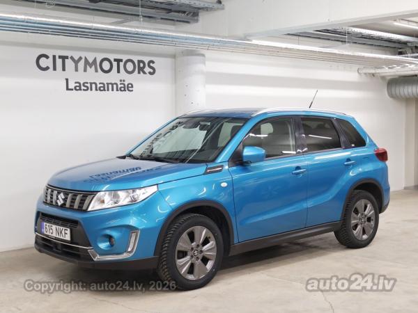 Blue Suzuki Vitara 2020 in Tallinn, with an engine capacity of 1.40 L and mileage of 47 thousand km for 14900 €, photo 1 on AUTOMOTO.COM.LV