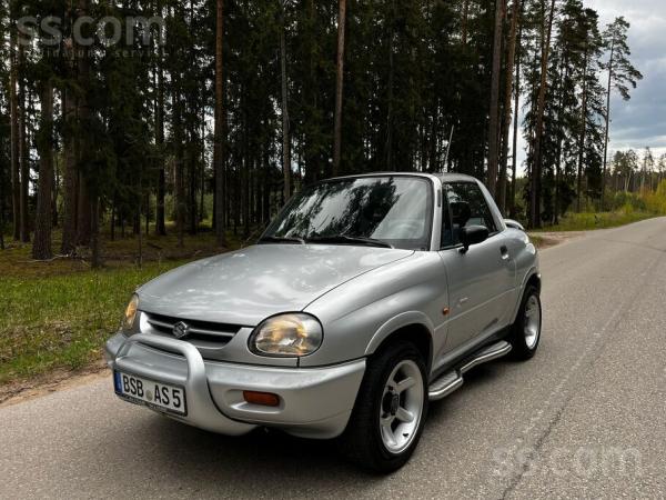 Grey Suzuki Vitara 1999 in Valmiera, with an engine capacity of 1.60 L and mileage of 227 thousand km for 9990 €, photo 1 on AUTOMOTO.COM.LV