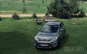 Grey Suzuki Vitara 2016 in Liepaja, with an engine capacity of 1.60 L and mileage of 172 thousand km for 11200 €, photo  on AUTOMOTO.COM.LV
