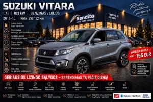 Pelēks Suzuki Vitara 2018 Kretinga, ar dzinēja tilpumu 1.37 L un nobraukumu 238 tūkst. km par 11199 €, foto 43 vietnē AUTOMOTO.COM.LV