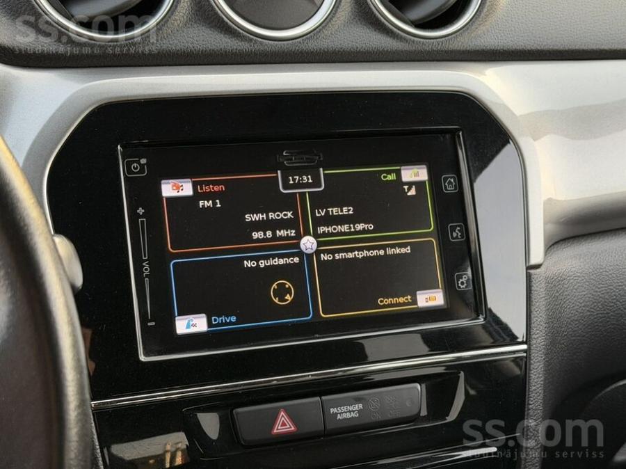 Grey Suzuki Vitara 2018 in Cesis, with an engine capacity of 1.60 L and mileage of 145 thousand km for 9950 €, photo 30 on AUTOMOTO.COM.LV