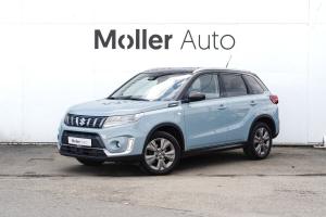 Grey Suzuki Vitara 2021 in Riga, with an engine capacity of 1.40 L and mileage of 77 thousand km for 14850 €, photo  on AUTOMOTO.COM.LV