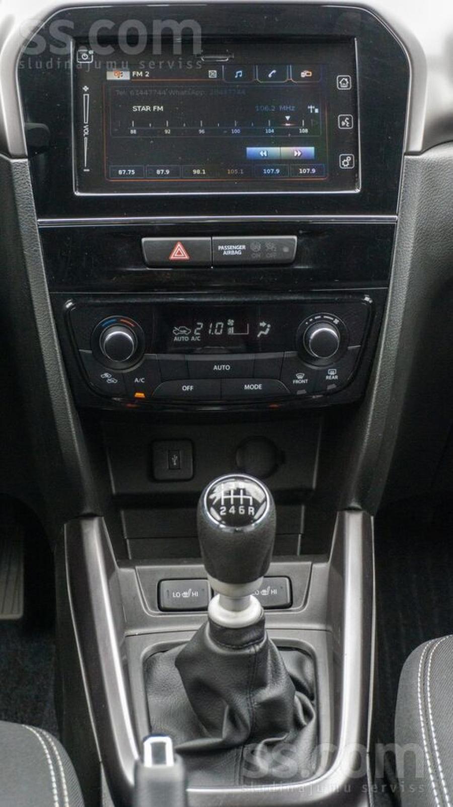 Pelēks Suzuki Vitara 2022 Rīga, ar dzinēja tilpumu 1.40 L un nobraukumu 75 tūkst. km par 14790 €, foto 13 vietnē AUTOMOTO.COM.LV