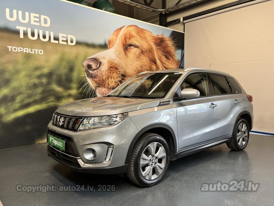 Grey Suzuki Vitara 2021 in Tallinn, with an engine capacity of 1.40 L and mileage of 68 thousand km for 16900 €, photo 1 on AUTOMOTO.COM.LV