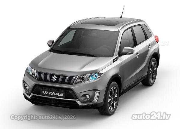 Grey Suzuki Vitara 2025 in Parnu, with an engine capacity of 1.50 L and mileage of 57 thousand km for 27173 €, photo 1 on AUTOMOTO.COM.LV