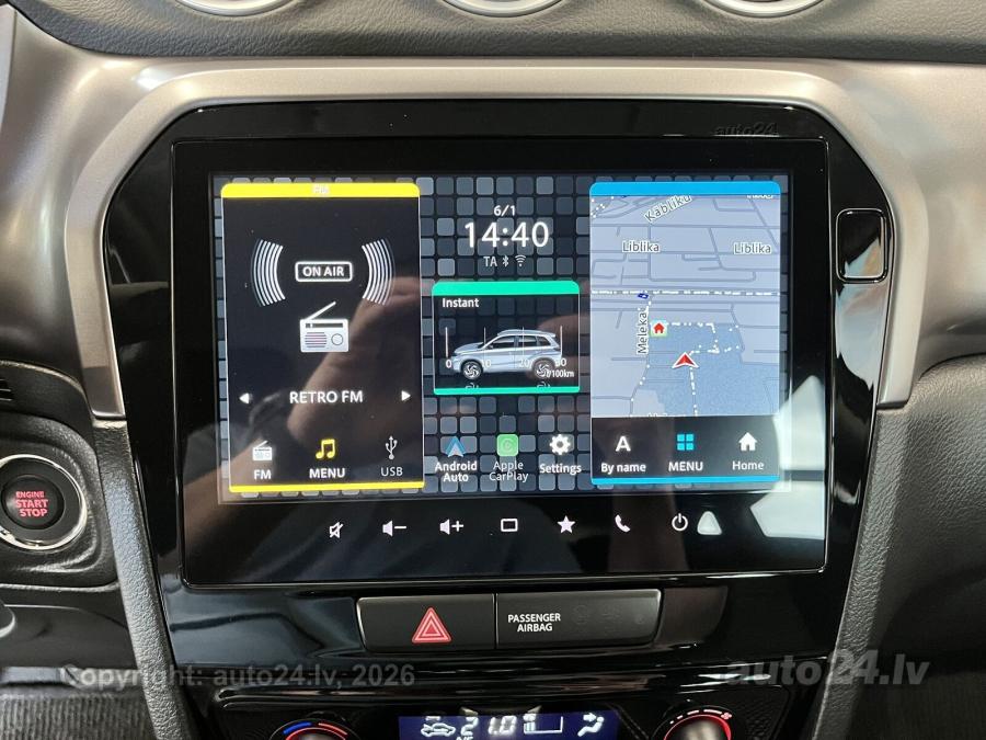 Pelēks Suzuki Vitara 2025 Tallina, ar dzinēja tilpumu 1.40 L un nobraukumu 8 tūkst. km par 25900 €, foto 13 vietnē AUTOMOTO.COM.LV
