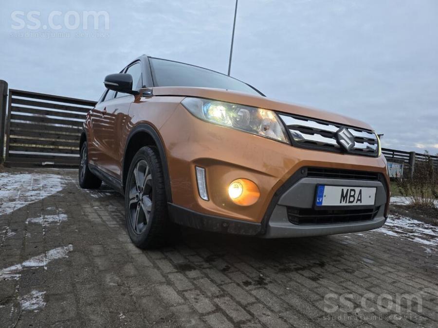 Orange Suzuki Vitara 2015 in Riga, with an engine capacity of 1.60 L and mileage of 179 thousand km for 8900 €, photo 8 on AUTOMOTO.COM.LV