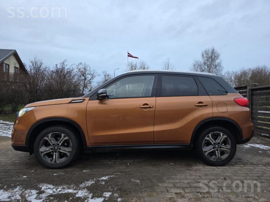 Orange Suzuki Vitara 2015 in Riga, with an engine capacity of 1.60 L and mileage of 179 thousand km for 8900 €, photo 11 on AUTOMOTO.COM.LV