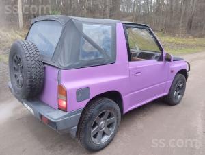 Violet Suzuki Vitara 1993 in Riga, with an engine capacity of 1.60 L and mileage of 44 thousand km for 6500 €, photo 2 on AUTOMOTO.COM.LV