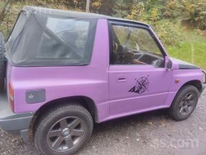Violet Suzuki Vitara 1993 in Riga, with an engine capacity of 1.60 L and mileage of 46 thousand km for 4500 €, photo  on AUTOMOTO.COM.LV