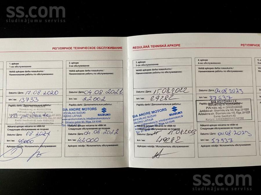 Белый Сузуки Витара 2019 в Рига, объемом двигателя 1.40 л и пробегом 56 тыс. км за 16500 €, фото 8 на AUTOMOTO.COM.LV