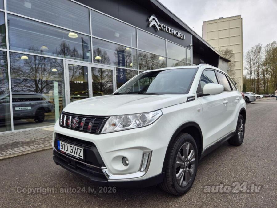 White Suzuki Vitara 2019 in Tartu, with an engine capacity of 1.40 L and mileage of 84 thousand km for 17100 €, photo 1 on AUTOMOTO.COM.LV