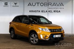 Yellow Suzuki Vitara 2019 in Riga, with an engine capacity of 1.40 L and mileage of 9 thousand km for 13900 €, photo 3 on AUTOMOTO.COM.LV