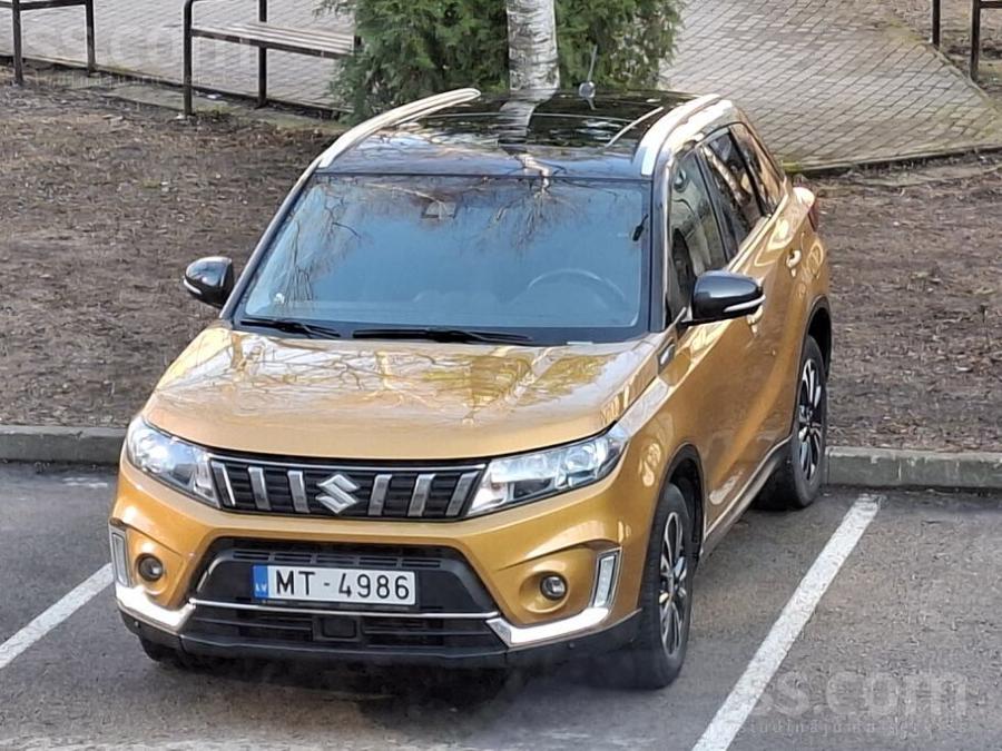 Dzeltens Suzuki Vitara 2021 Rīga, ar dzinēja tilpumu 1.40 L un nobraukumu 89 tūkst. km par 16250 €, foto 1 vietnē AUTOMOTO.COM.LV