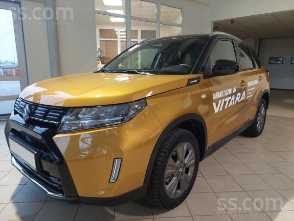 Yellow Suzuki Vitara 2025 in Daugavpils, with an engine capacity of 1.40 L and mileage of 10 thousand km for 26889 €, photo 3 on AUTOMOTO.COM.LV