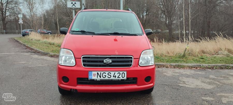 Sarkans Suzuki wagon-r 2006 Viļņa, ar dzinēja tilpumu 1.20 L un nobraukumu 195 tūkst. km par 800 €, foto 1 vietnē AUTOMOTO.COM.LV
