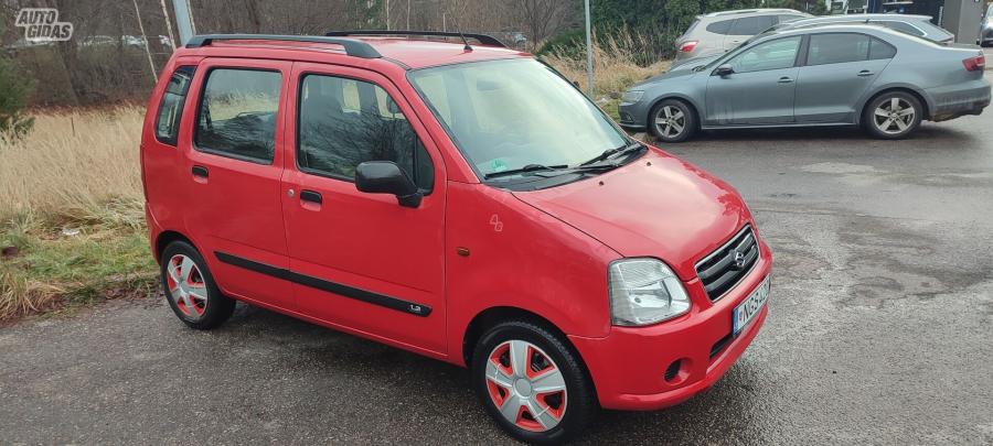 Sarkans Suzuki wagon-r 2006 Viļņa, ar dzinēja tilpumu 1.20 L un nobraukumu 195 tūkst. km par 800 €, foto 7 vietnē AUTOMOTO.COM.LV