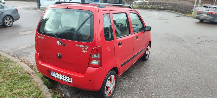Sarkans Suzuki wagon-r 2006 Viļņa, ar dzinēja tilpumu 1.20 L un nobraukumu 195 tūkst. km par 800 €, foto 9 vietnē AUTOMOTO.COM.LV