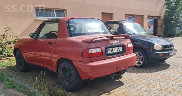 Red Suzuki X90 1997 in Ventspils, with an engine capacity of 1.60 L and mileage of 268 thousand km for 2500 €, photo 1 on AUTOMOTO.COM.LV