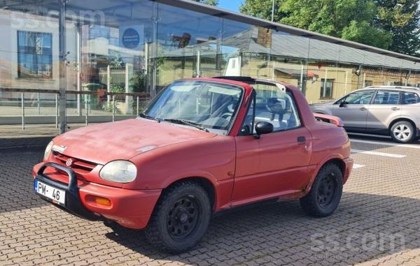 Red Suzuki X90 1997 in Ventspils, with an engine capacity of 1.60 L and mileage of 268 thousand km for 2500 €, photo 4 on AUTOMOTO.COM.LV