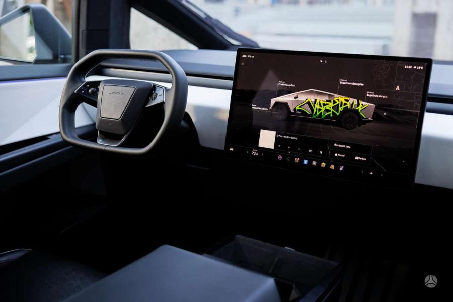 Tesla Cybertruck 2025 in Kaunas, with an engine capacity of 0.00 L and mileage of 25 thousand km for 130000 €, photo 11 on AUTOMOTO.COM.LV