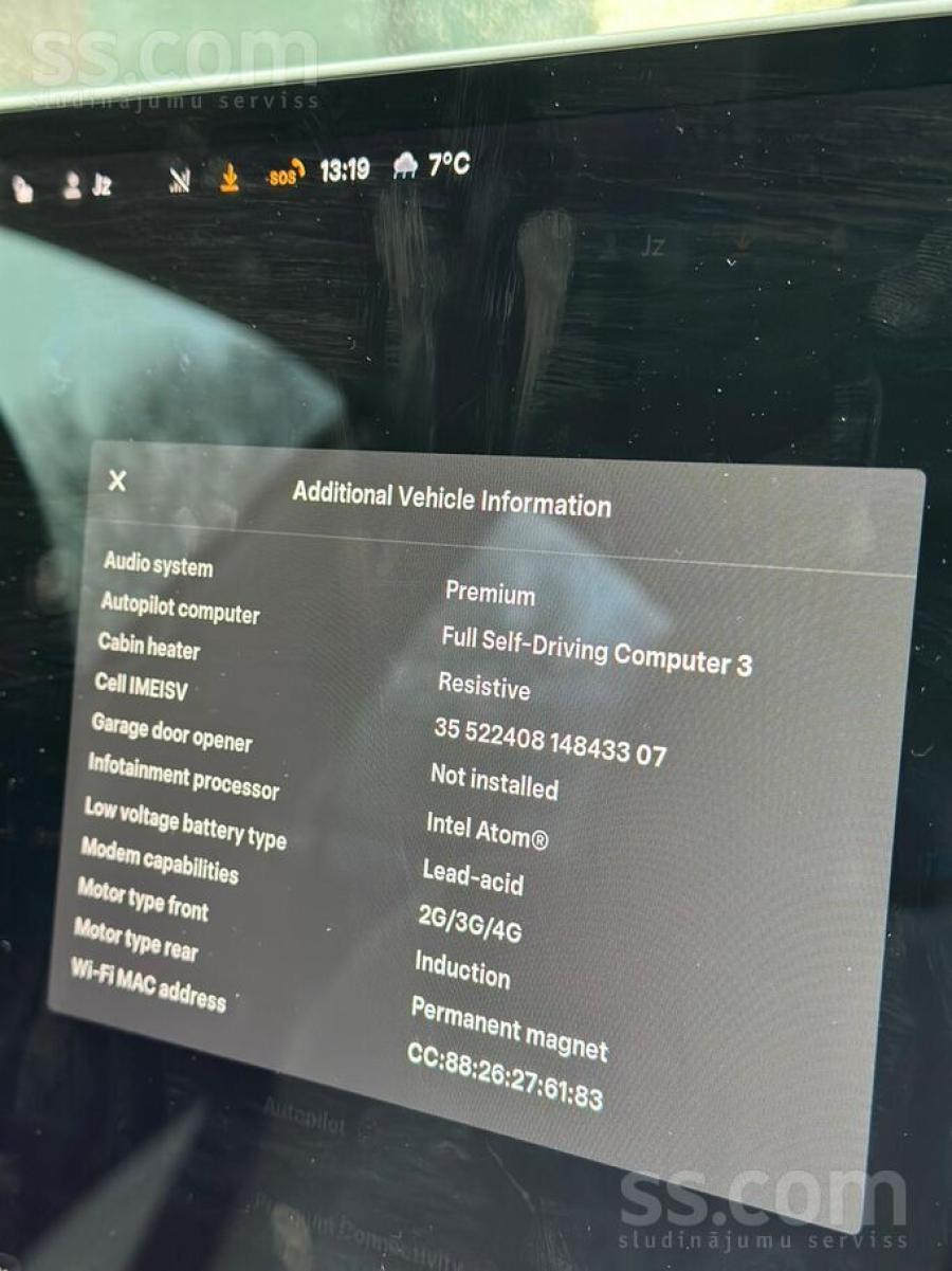 Melns Tesla Model 3 2019 Rīga, ar dzinēja tilpumu 0.00 L un nobraukumu 236 tūkst. km par 19790 €, foto 15 vietnē AUTOMOTO.COM.LV