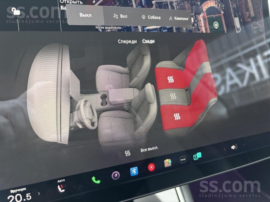 Melns Tesla Model 3 2019 Rīga, ar dzinēja tilpumu 0.00 L un nobraukumu 129 tūkst. km par 19500 €, foto 11 vietnē AUTOMOTO.COM.LV